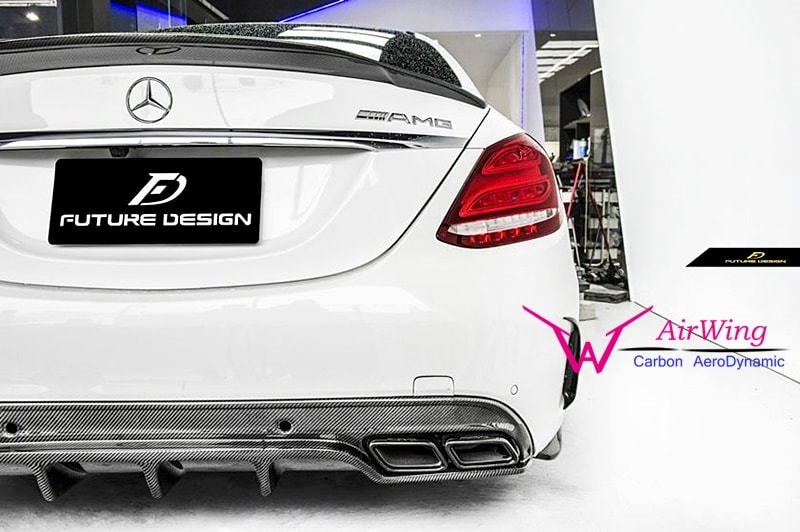 AIRWING CO.,LTD. - Products - W205 Sedan - FD-GT style Carbon Rear ...